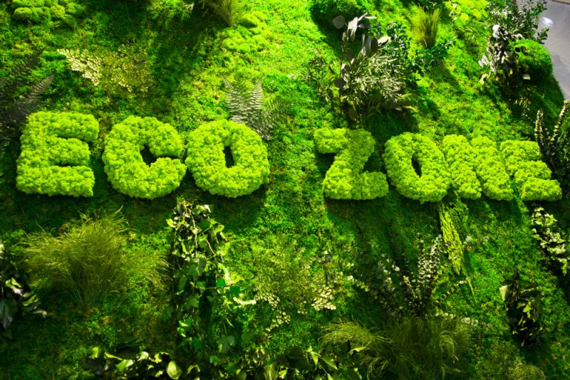 Custom Moss Lettering - Live Walls Greenleaf Interior Plant Solutions